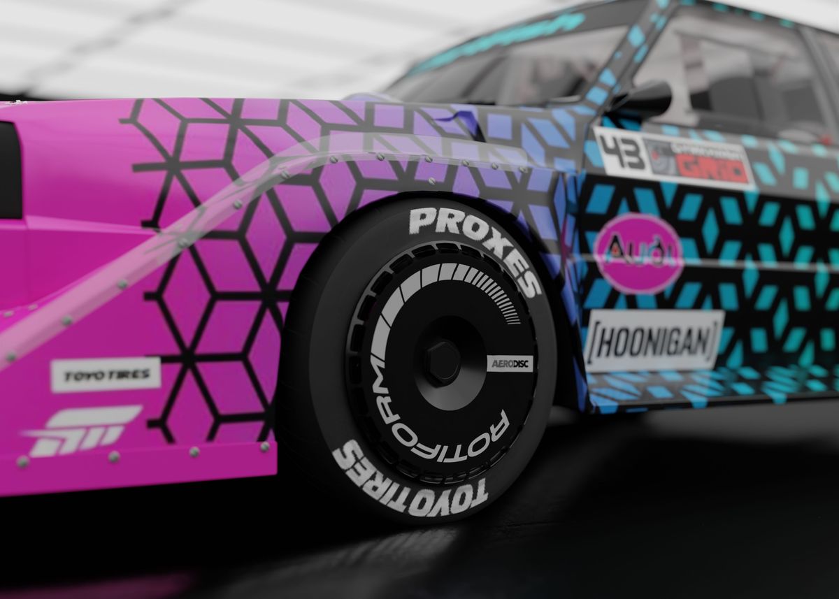 'Audi Quattro S1 Group B' Poster by Demetr0s Designs | Displate