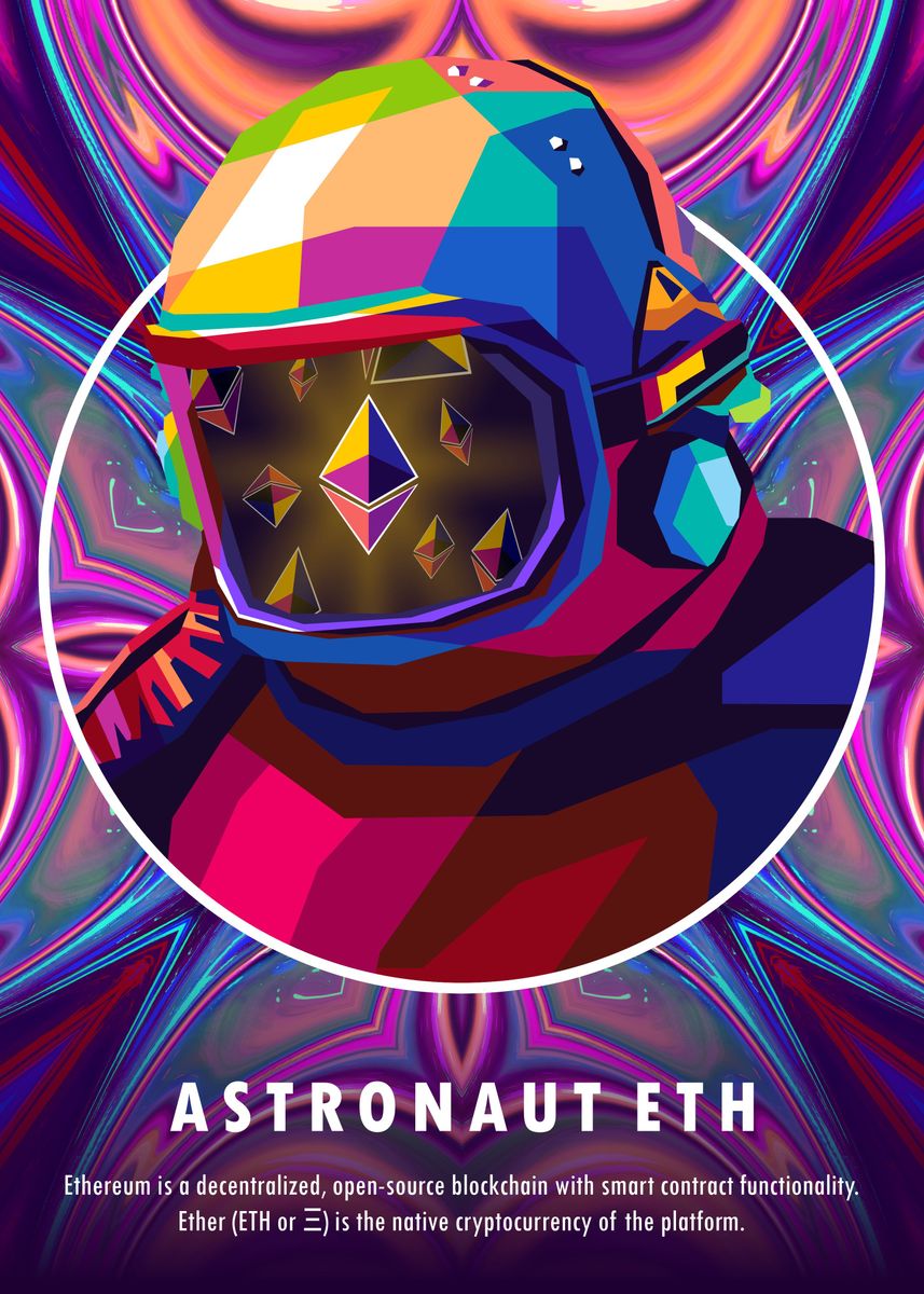 'crypto art' Poster, picture, metal print, paint by Shichiro Ken | Displate