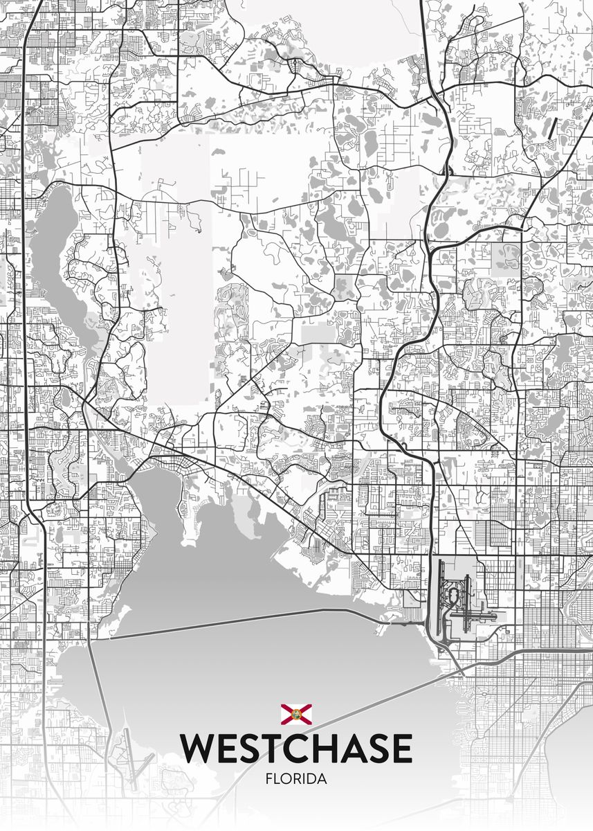 'Westchase FL' Poster, picture, metal print, paint by IMR Designs ...