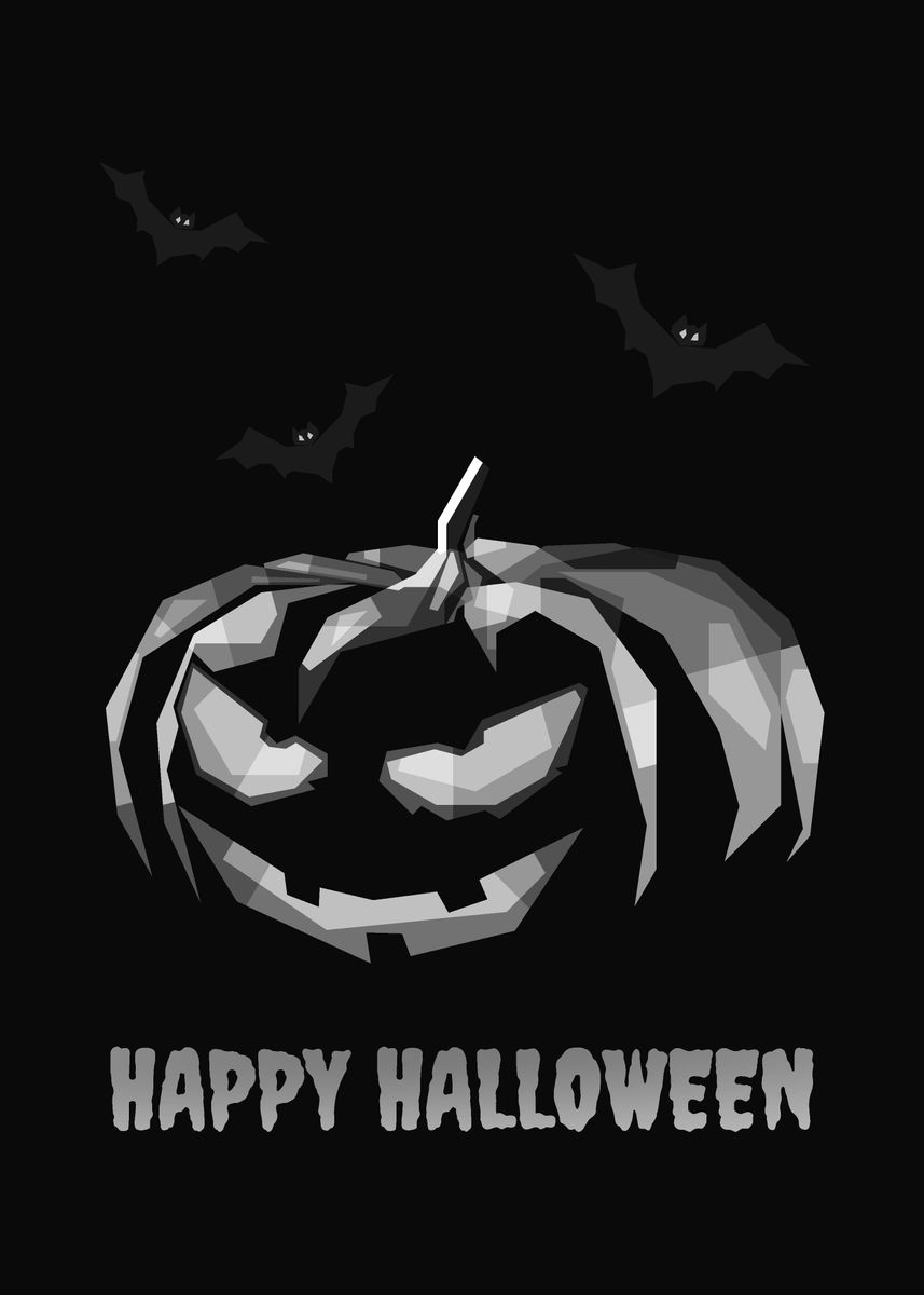 'Vintage Halloween Horror' Poster, picture, metal print, paint by Dico ...