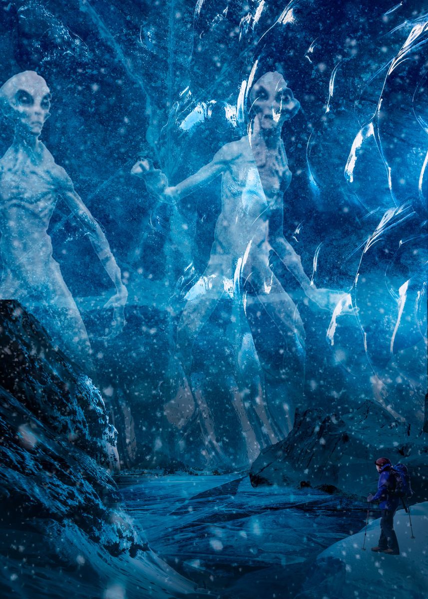 'Alien Discovery' Poster, picture, metal print, paint by Shaheen Khan ...