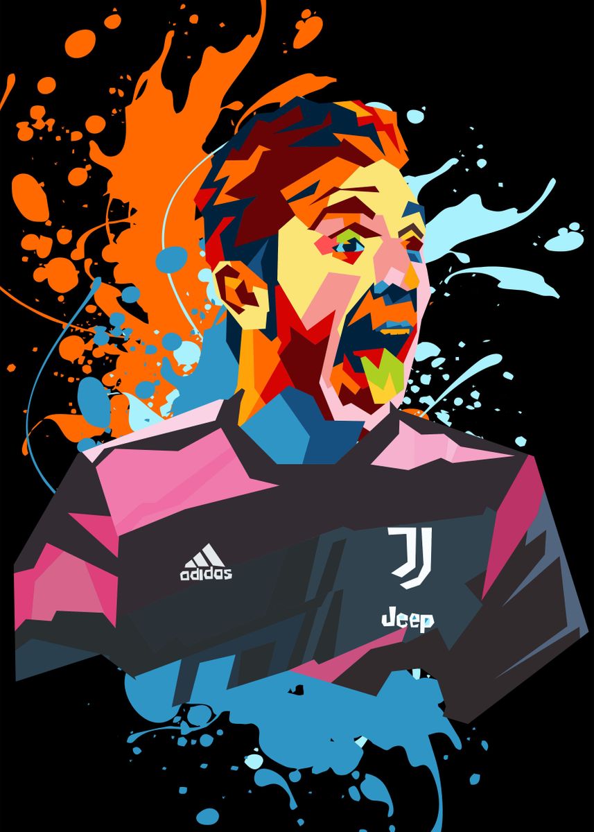 'Gianluigi Buffon' Poster, picture, metal print, paint by wahyudien ...