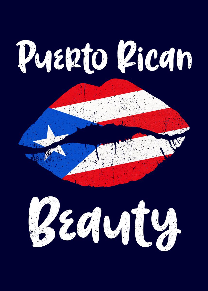 'Puerto Rican Beauty' Poster, picture, metal print, paint by MzumO ...