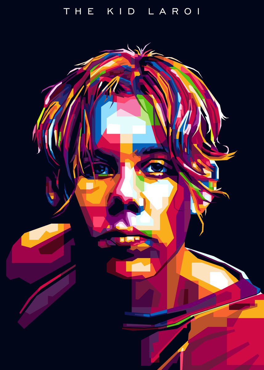 'The Kid LAROI' Poster, picture, metal print, paint by MK STUDIO | Displate