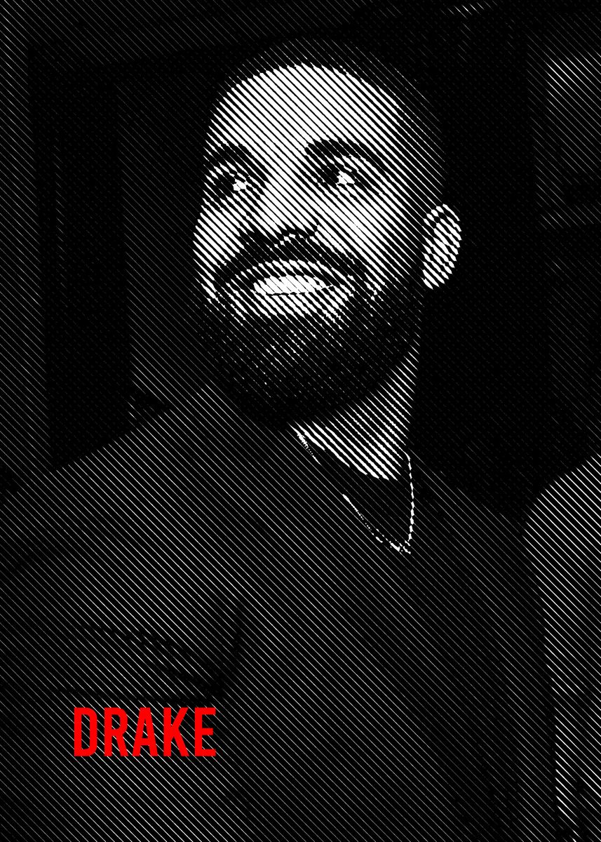 'drake' Poster, picture, metal print, paint by Top Collection Metalic ...