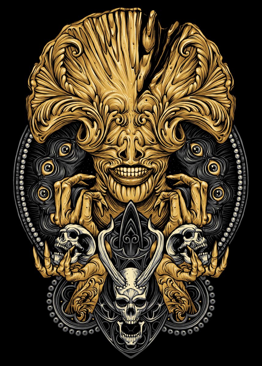 'Angel of Death' Poster by glitchygorilla | Displate