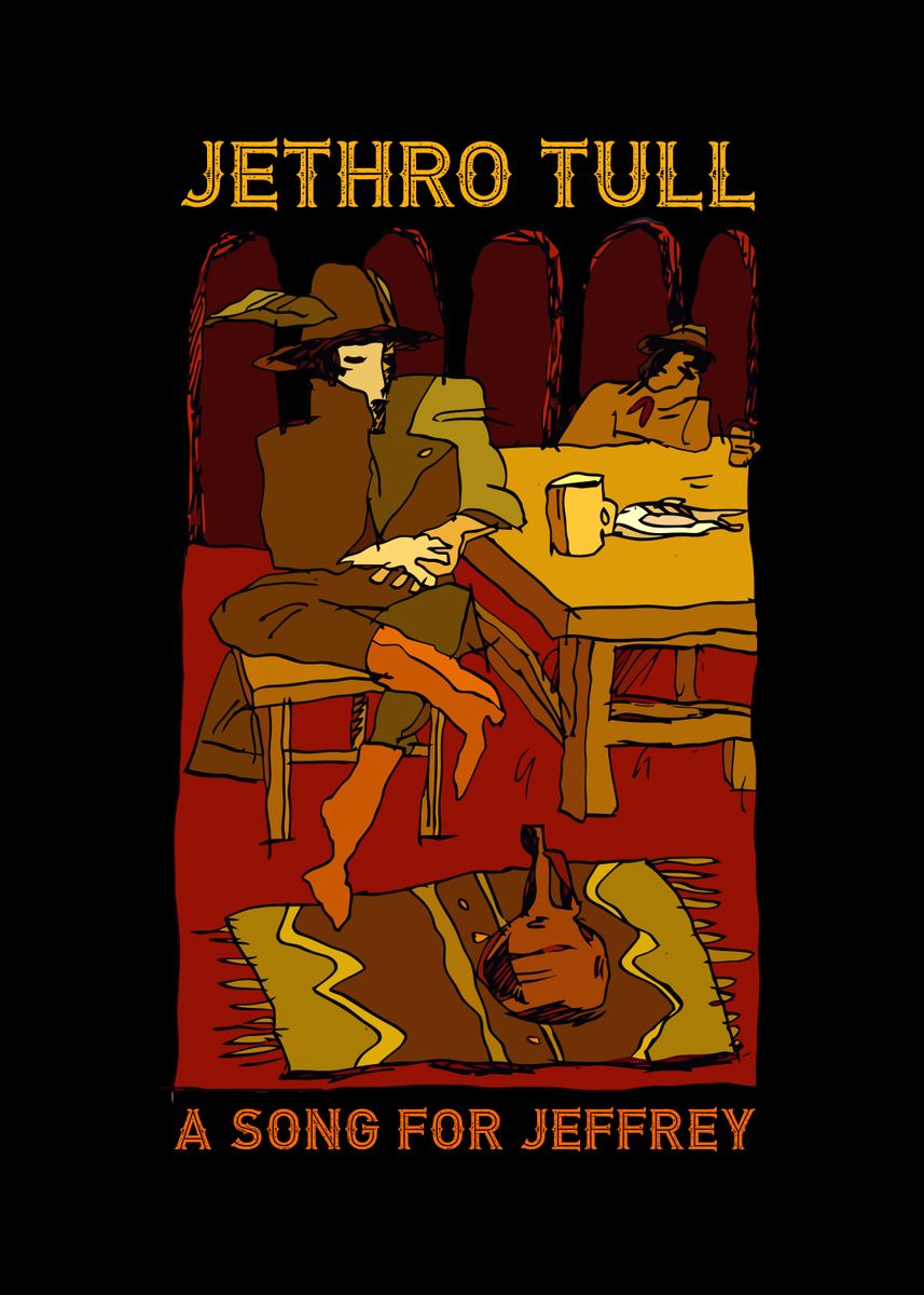 'A Song for Jeffrey 2' Poster by BlackLineWhite Art | Displate