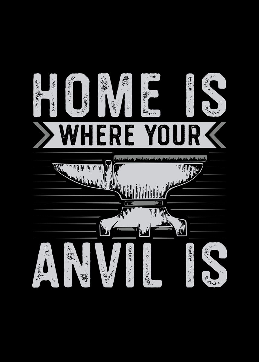 'Forge Forging Blacksmith' Poster, picture, metal print, paint by TW ...