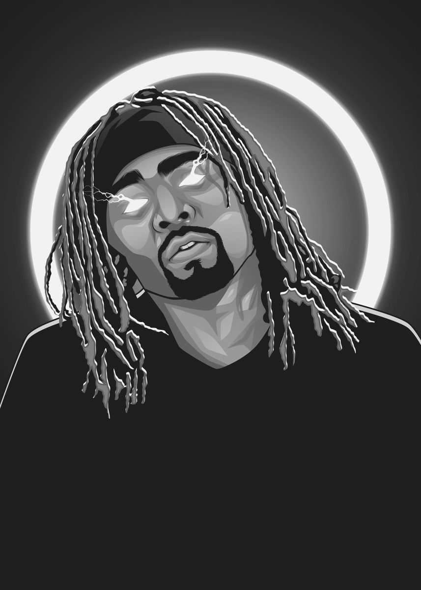 'Wale Rapper' Poster, picture, metal print, paint by Colorize Studio ...