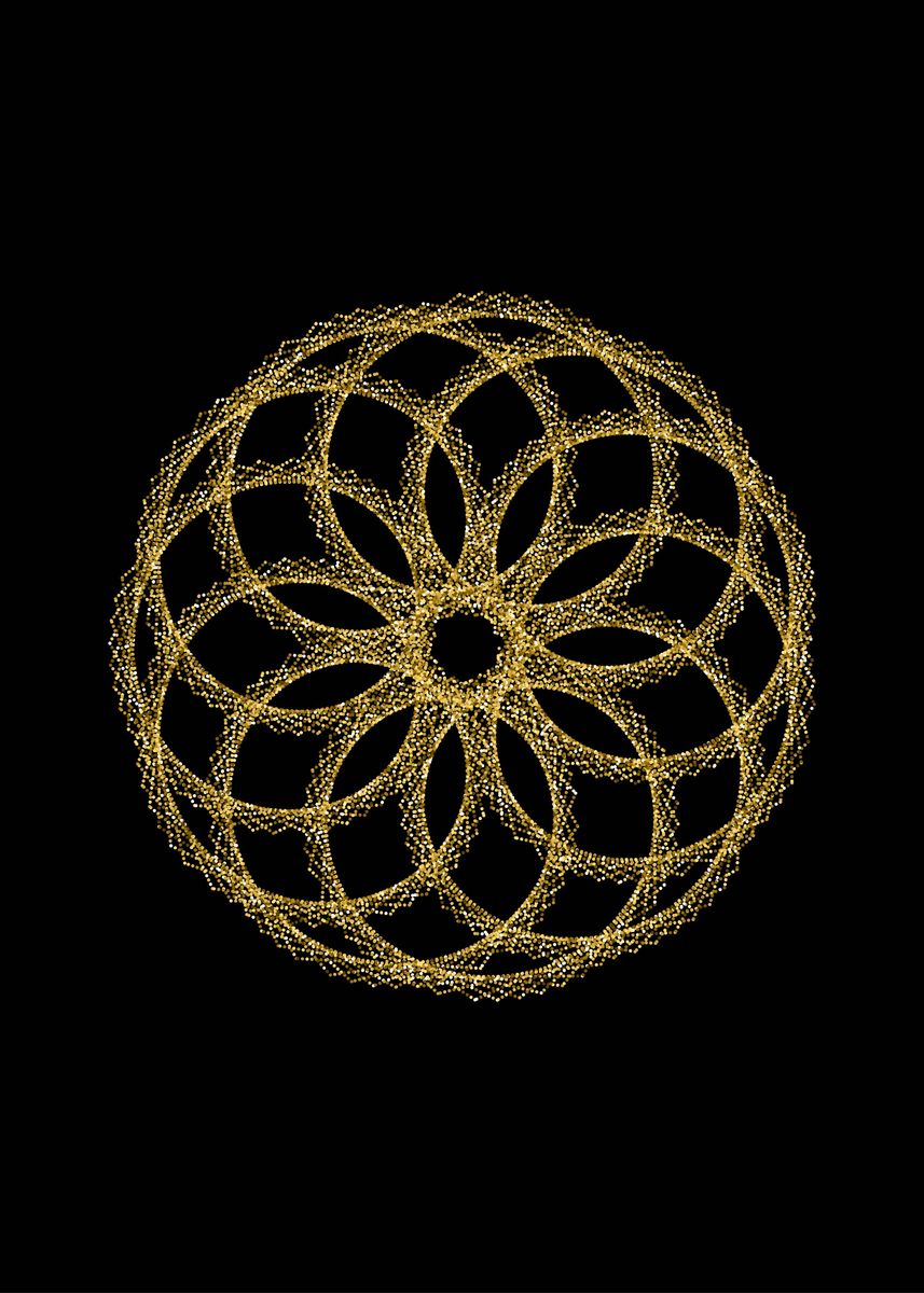 'Sacred geometry' Poster by Sasha Kircanski | Displate