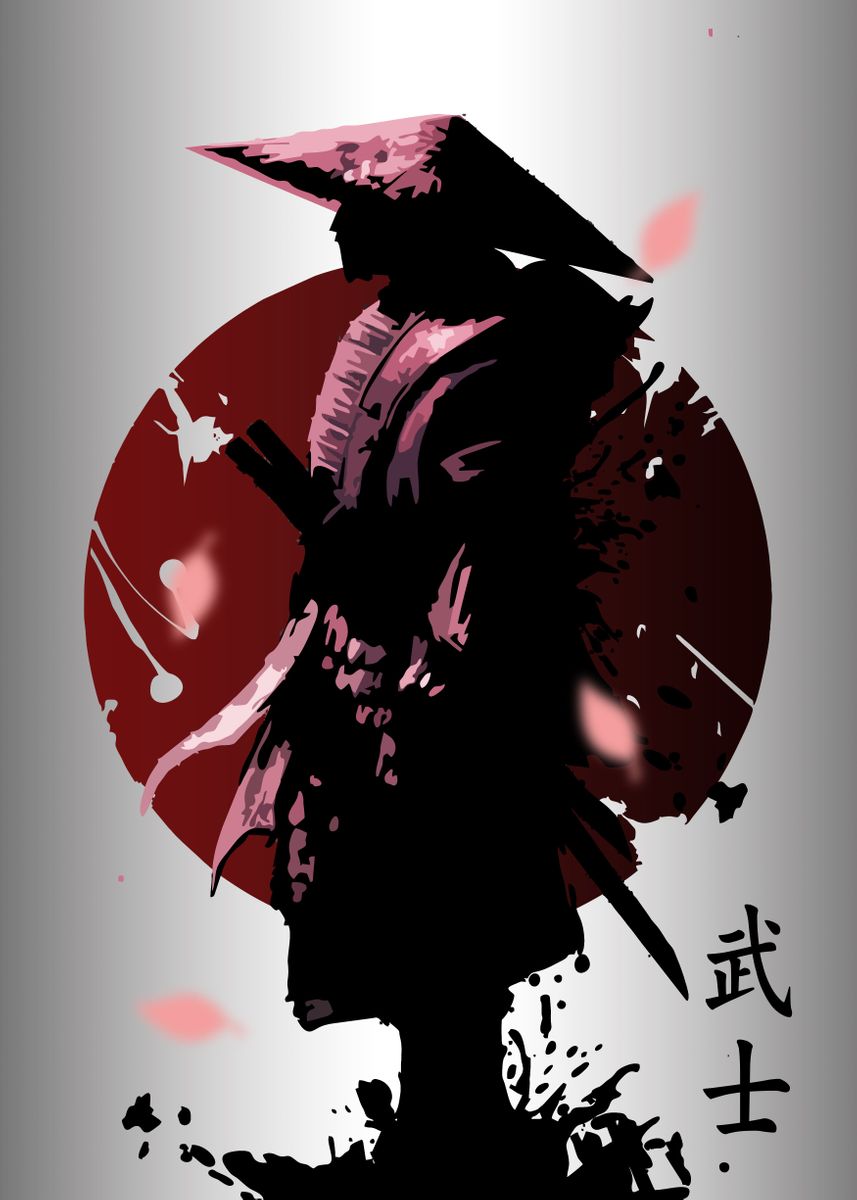 'Samurai Master' Poster, picture, metal print, paint by Ridwanart ...