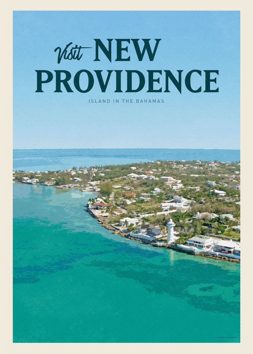 'Visit New Providence' Poster, picture, metal print, paint by Mercury ...