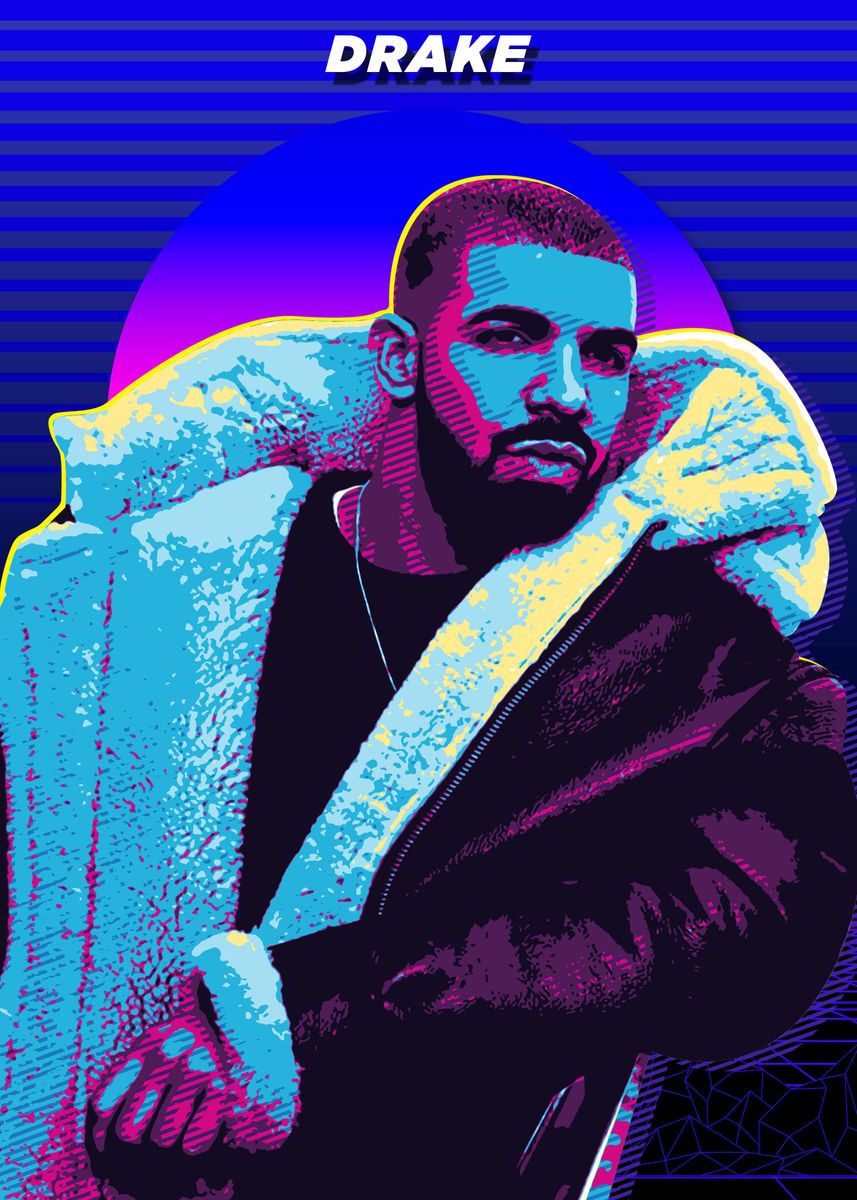 'drake' Poster, picture, metal print, paint by Top Collection Metalic ...