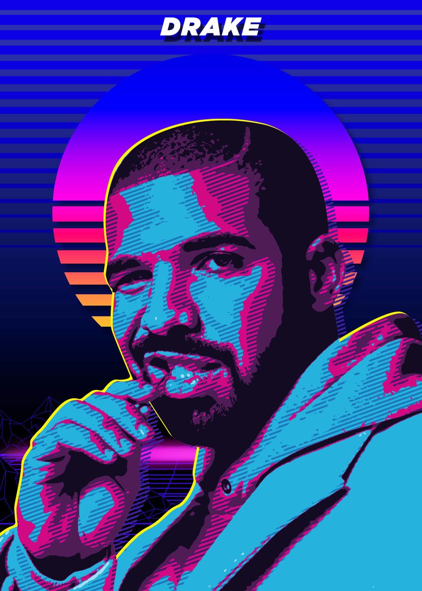 'drake' Poster, picture, metal print, paint by Top Collection Metalic ...