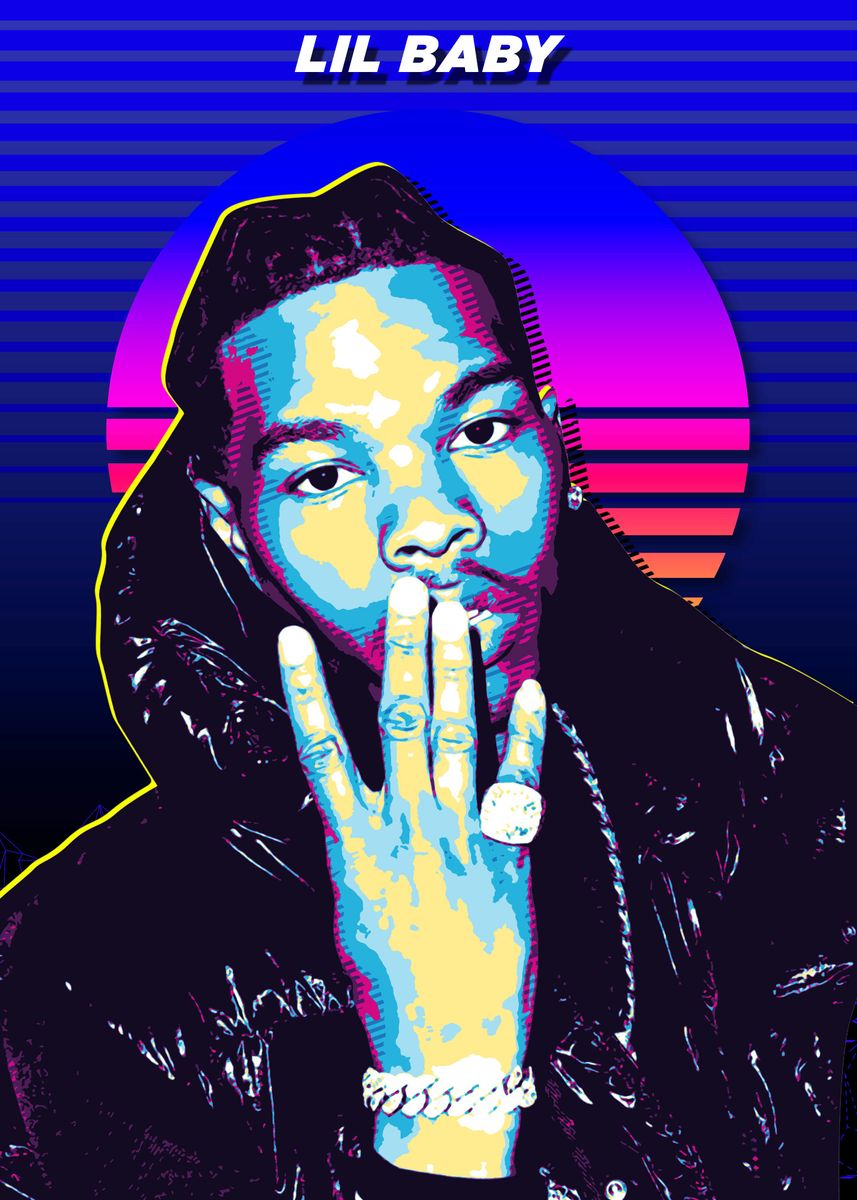 'lil baby' Poster, picture, metal print, paint by Top Collection ...