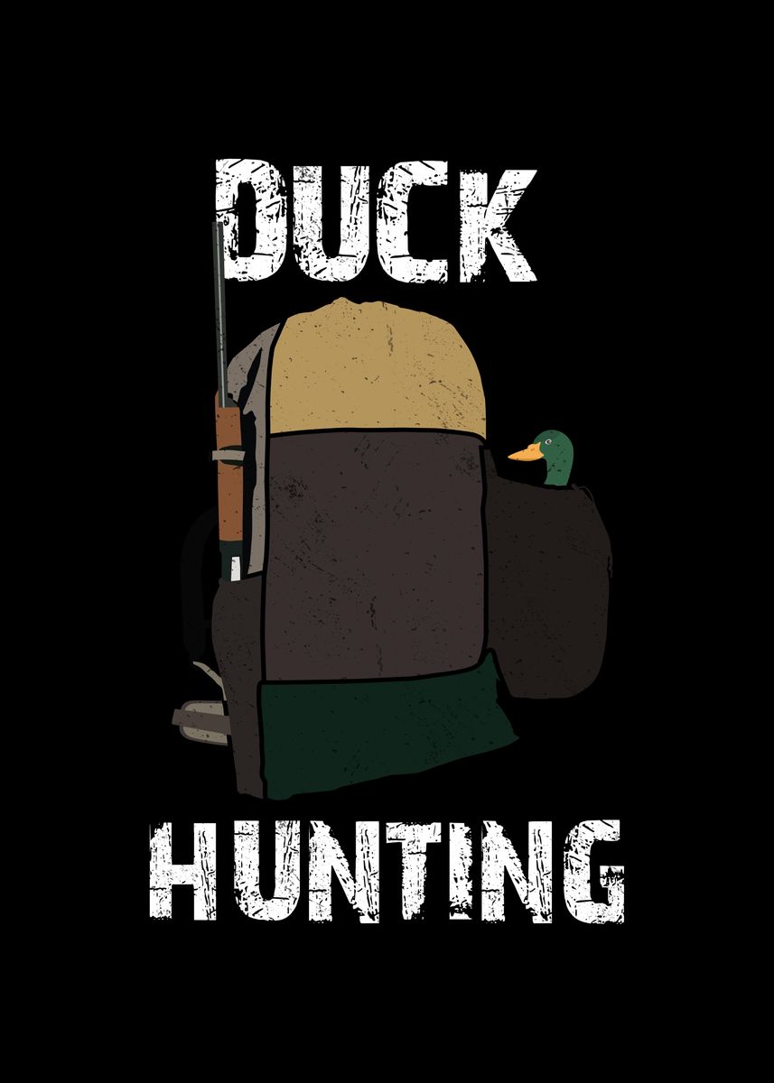 'Duck hunting' Poster, picture, metal print, paint by Lukes Pixel ...