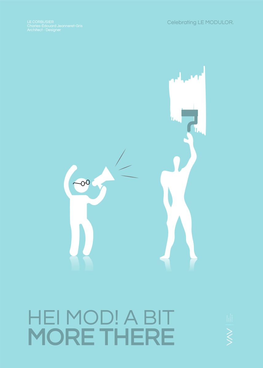'Le Modulor' Poster by Gian Marco Ventura | Displate