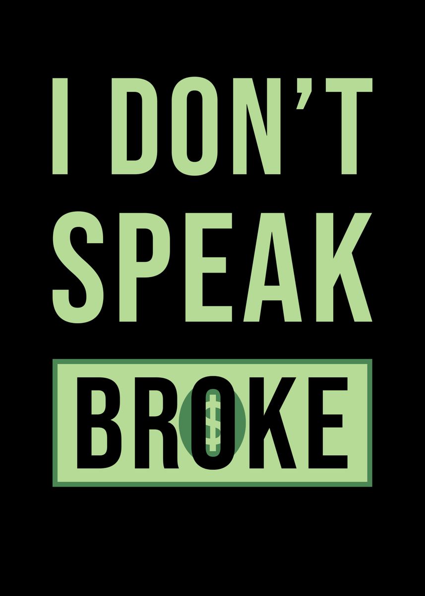 'Rich Saying Funny' Poster by schmugo | Displate