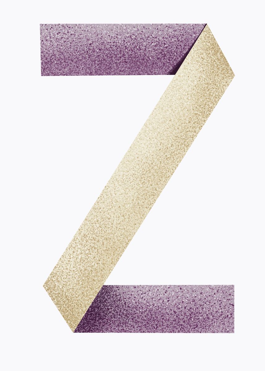 'Z Letter Paper' Poster by Peter Green | Displate