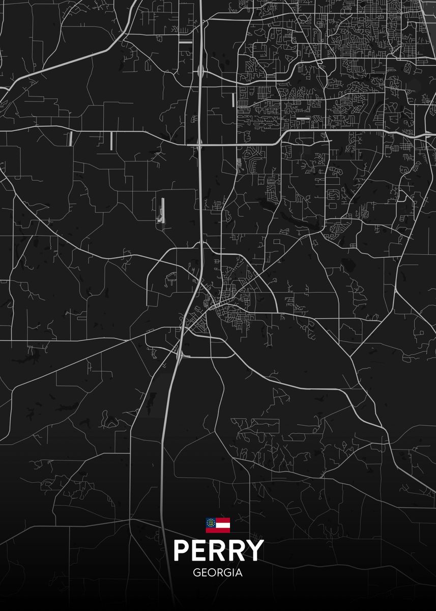 'Perry GA' Poster by IMR Designs | Displate