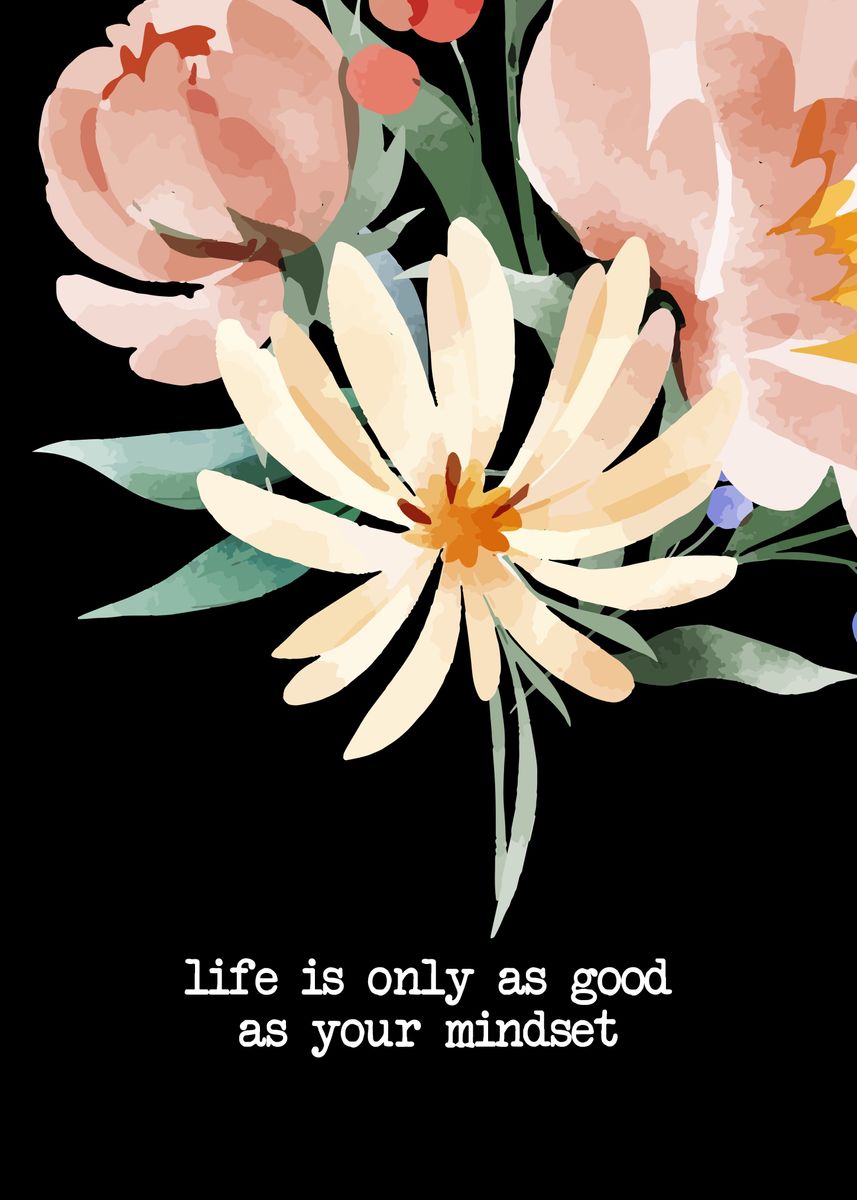 'Positive Vibes Wall Art' Poster, picture, metal print, paint by ...