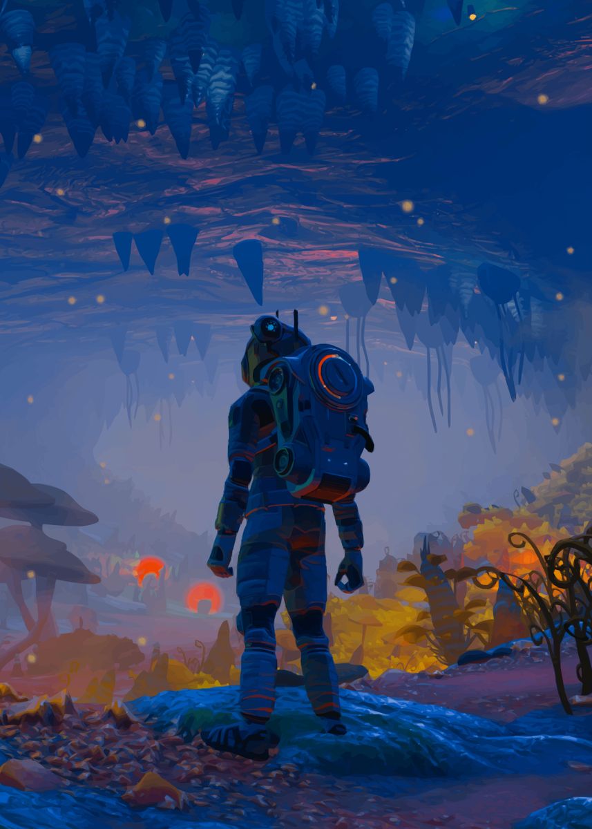 'No Mans Sky' Poster, picture, metal print, paint by Gabriella ...