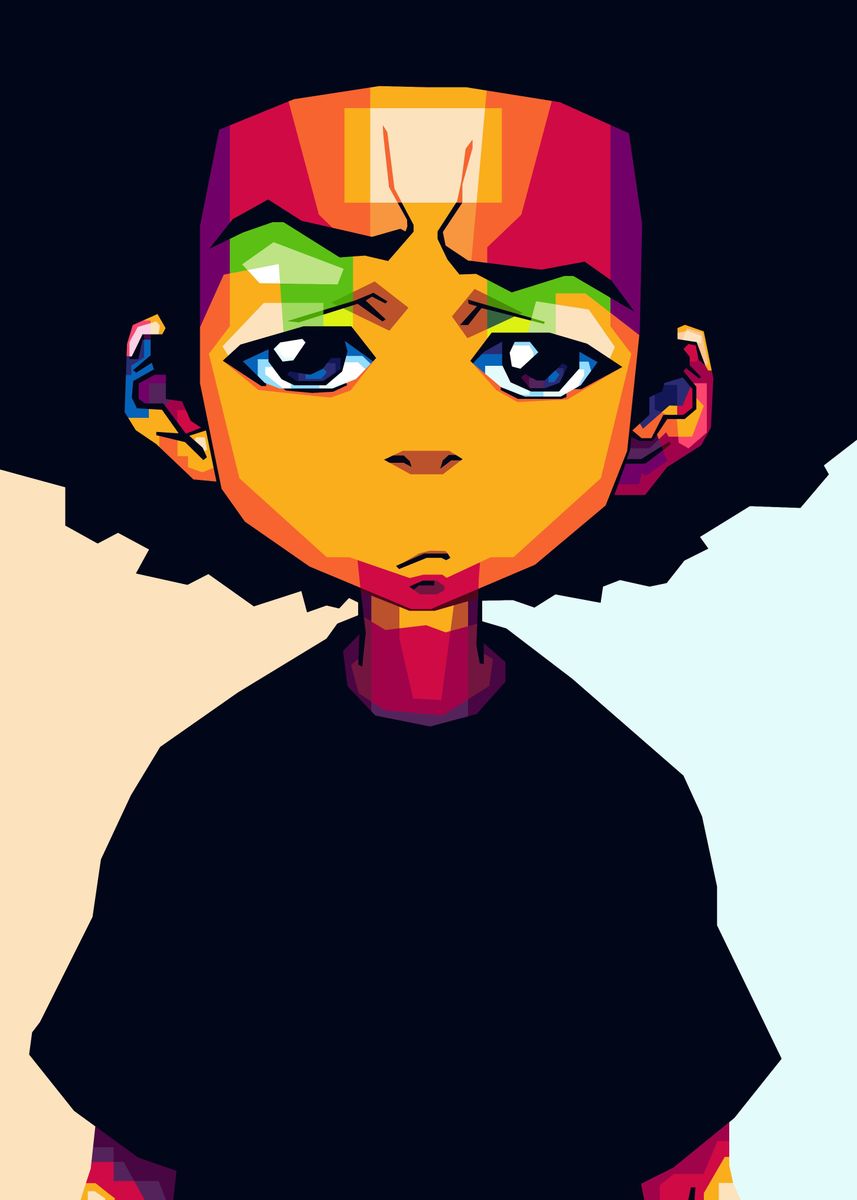 'Huey Freeman' Poster by MK STUDIO | Displate
