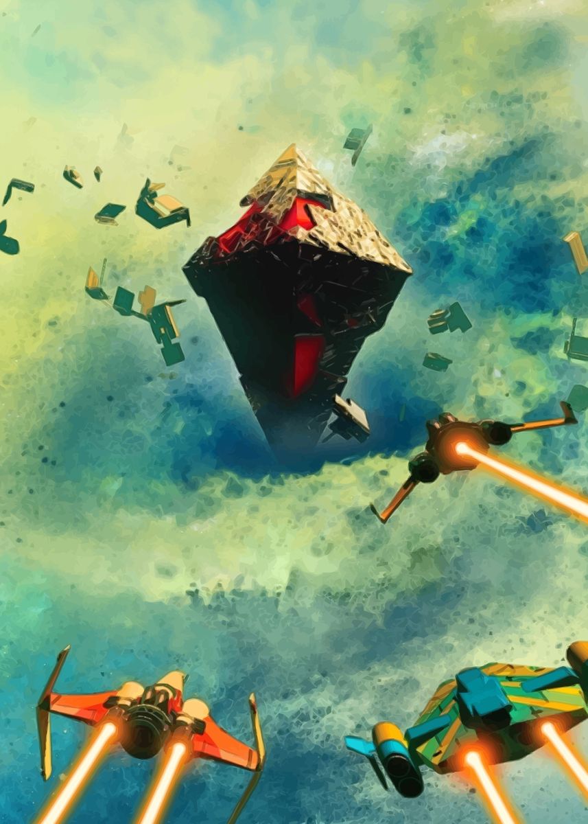 'No Mans Sky' Poster, picture, metal print, paint by Gabriella ...