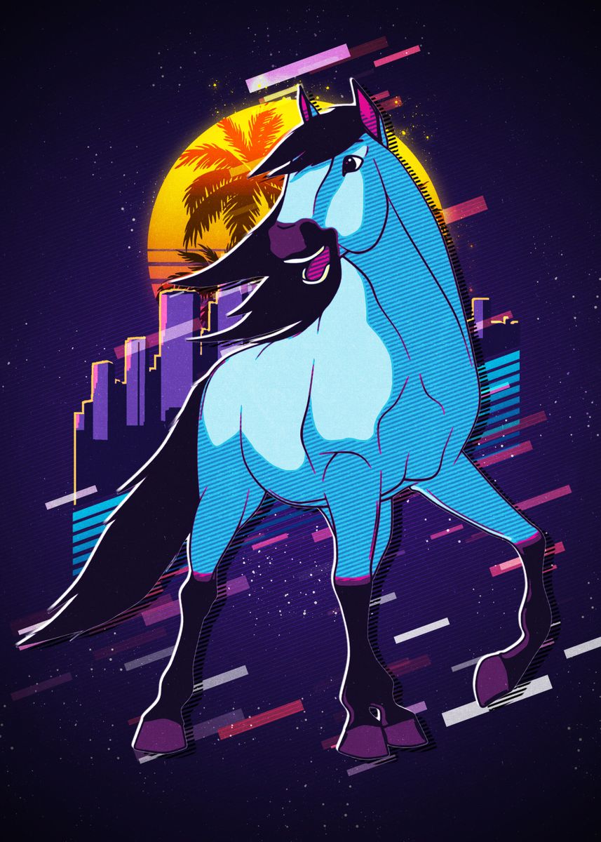 'Horse' Poster by Animal Magic | Displate