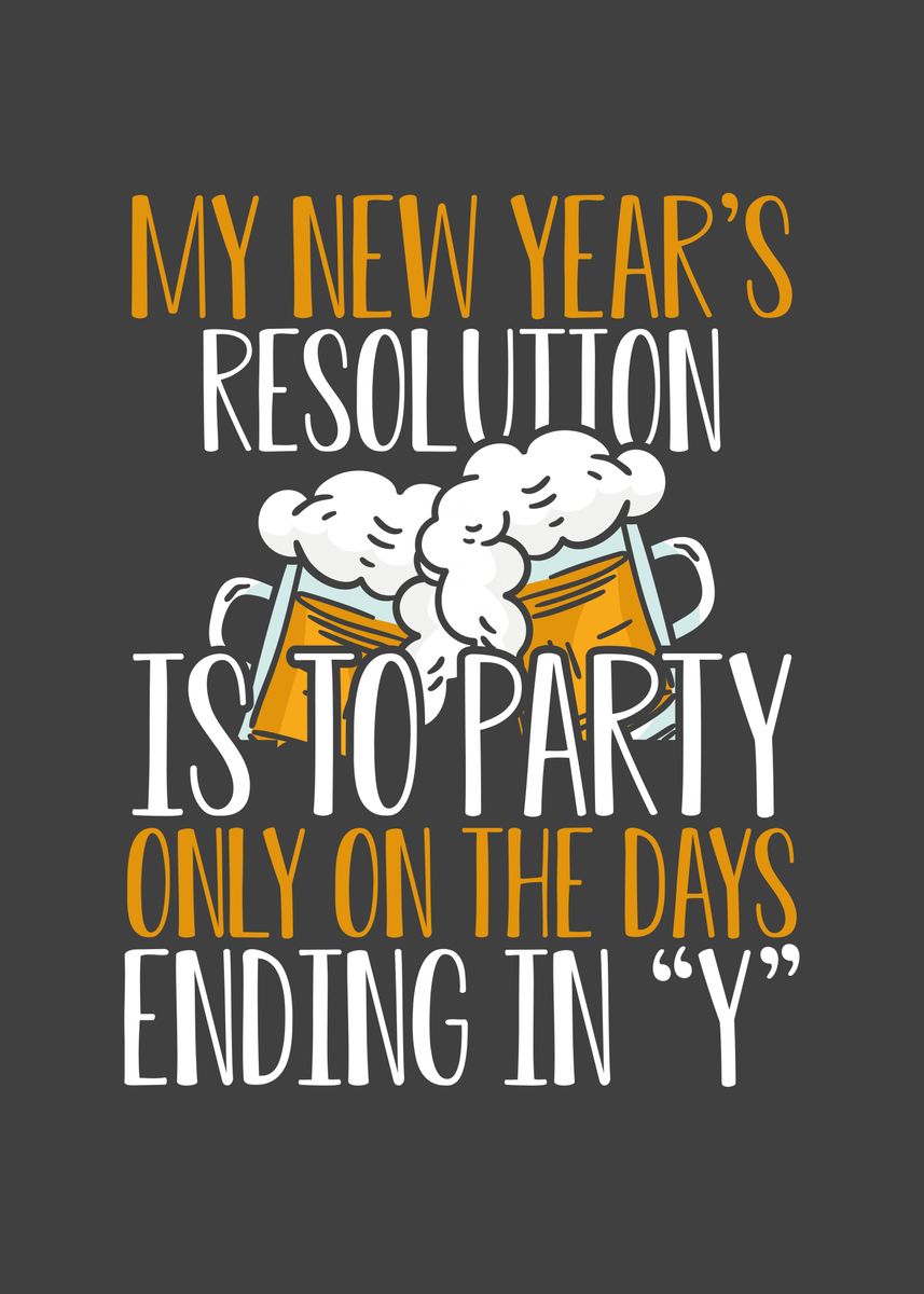 'My new Year 2021' Poster, picture, metal print, paint by BeMi | Displate