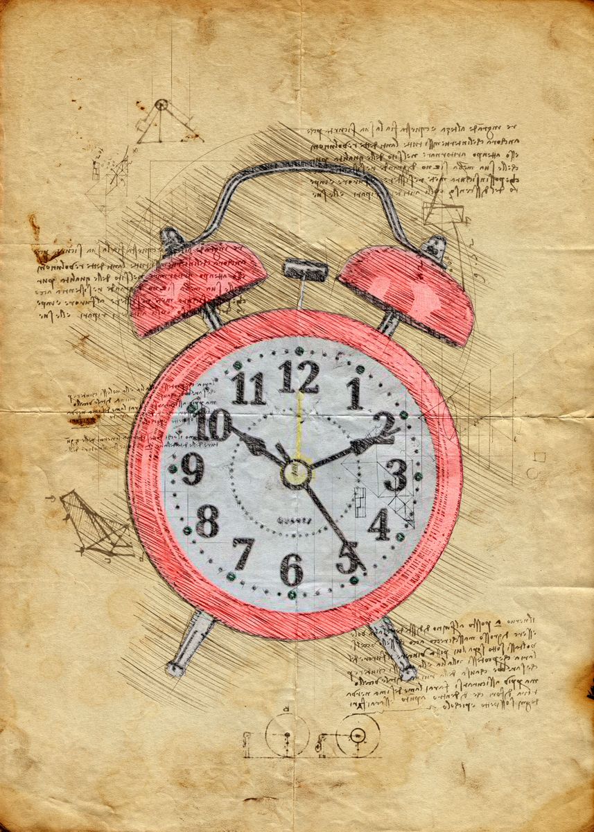 'Clock' Poster, picture, metal print, paint by Posterlicious | Displate