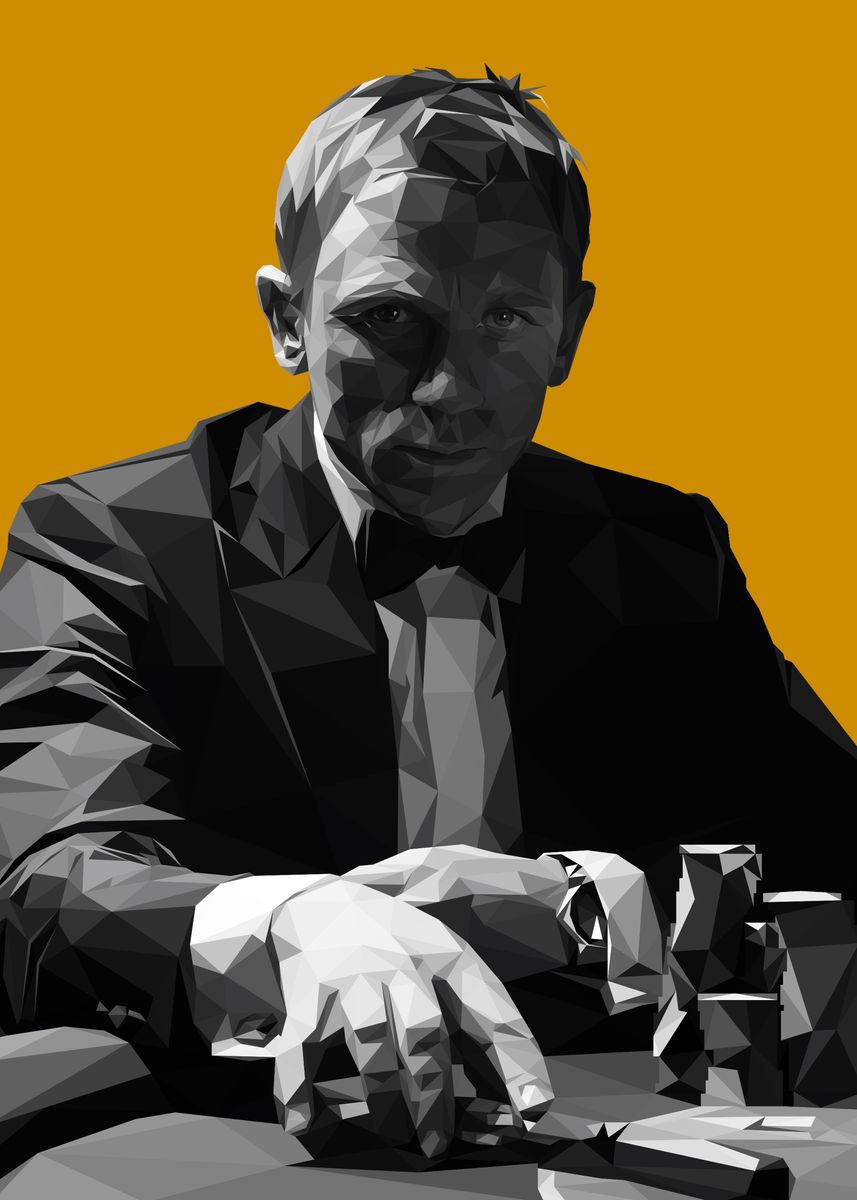 'daniel craig james bond' Poster, picture, metal print, paint by ...