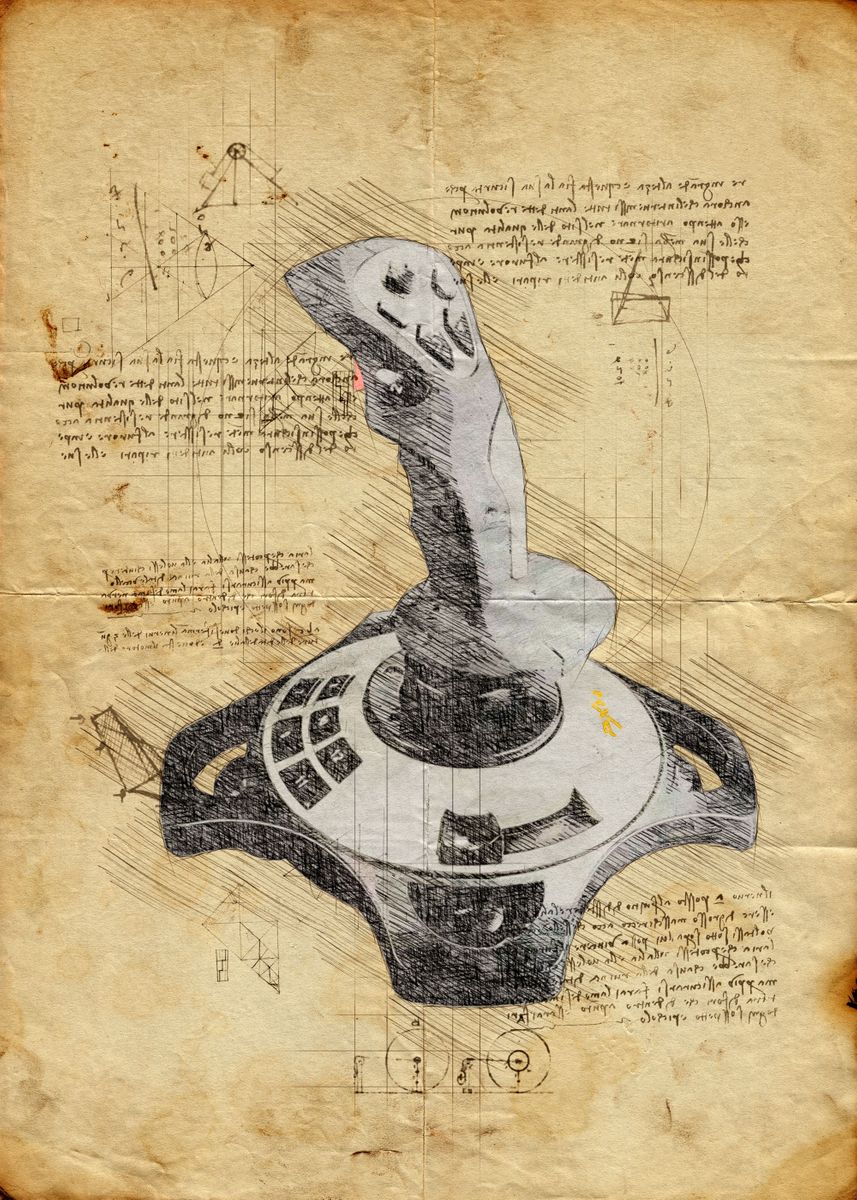 'Joystick' Poster by Posterlicious | Displate