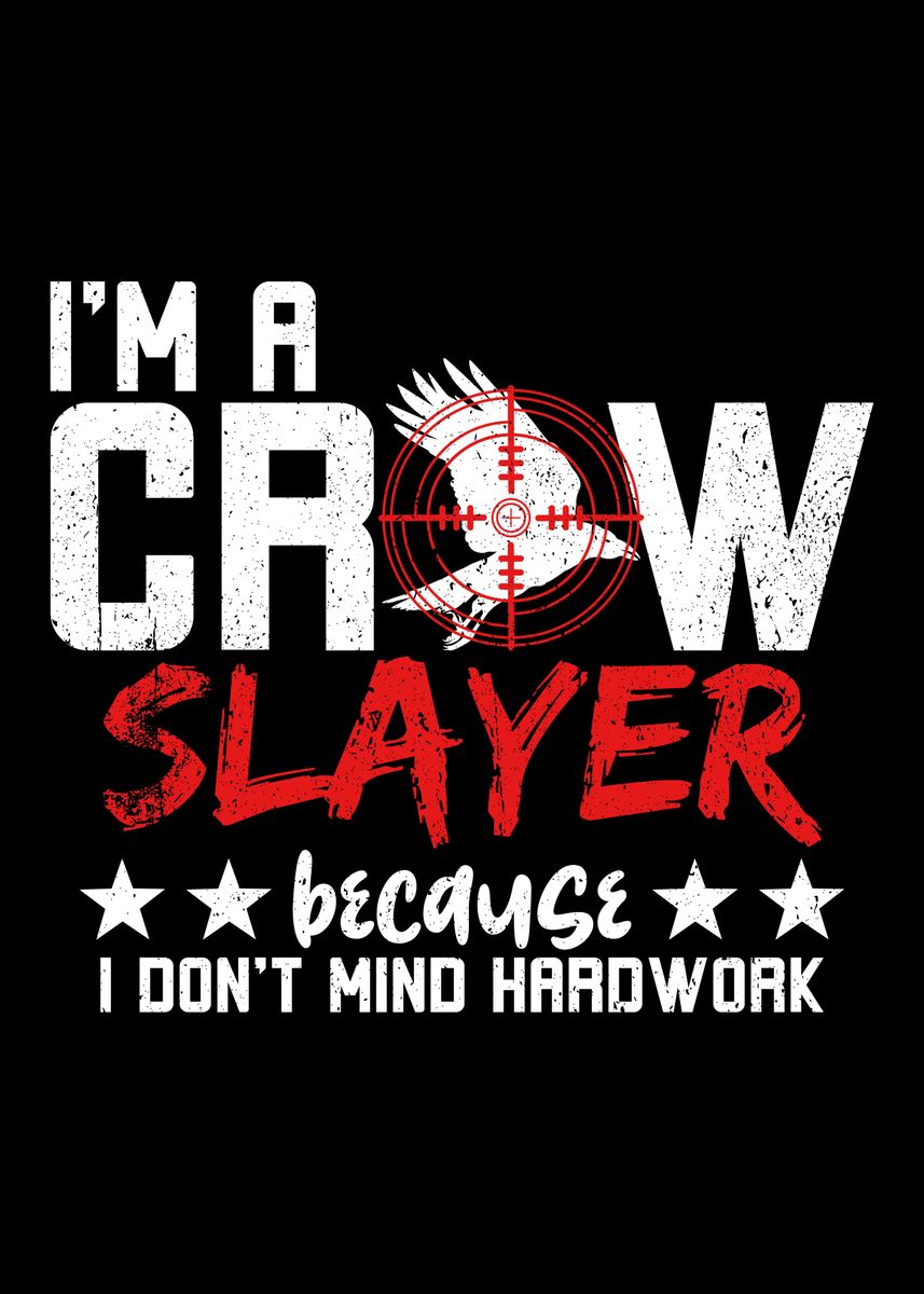 'Crow Hunter Crow Slayer' Poster, picture, metal print, paint by MzumO ...