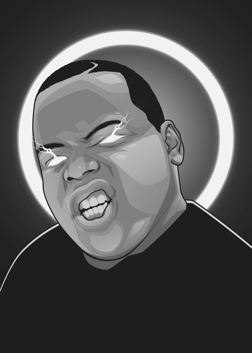 'Morray Rapper' Poster, picture, metal print, paint by Colorize Studio ...