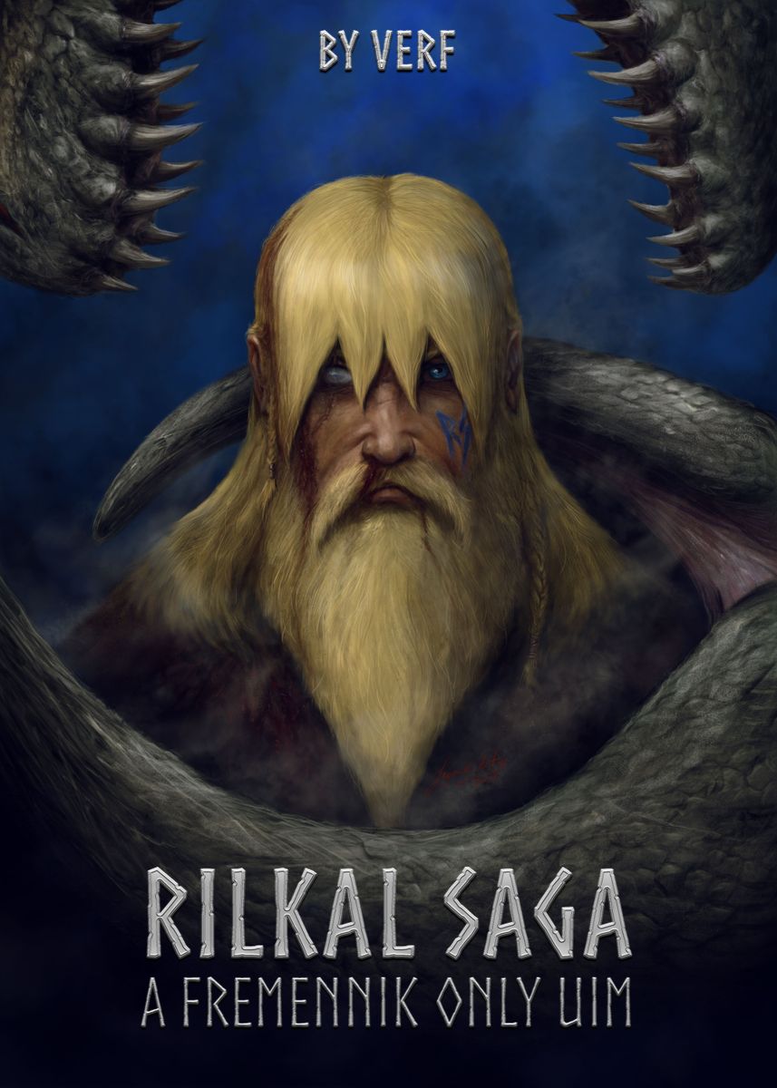 'Rilkal Saga' Poster, picture, metal print, paint by Verf | Displate