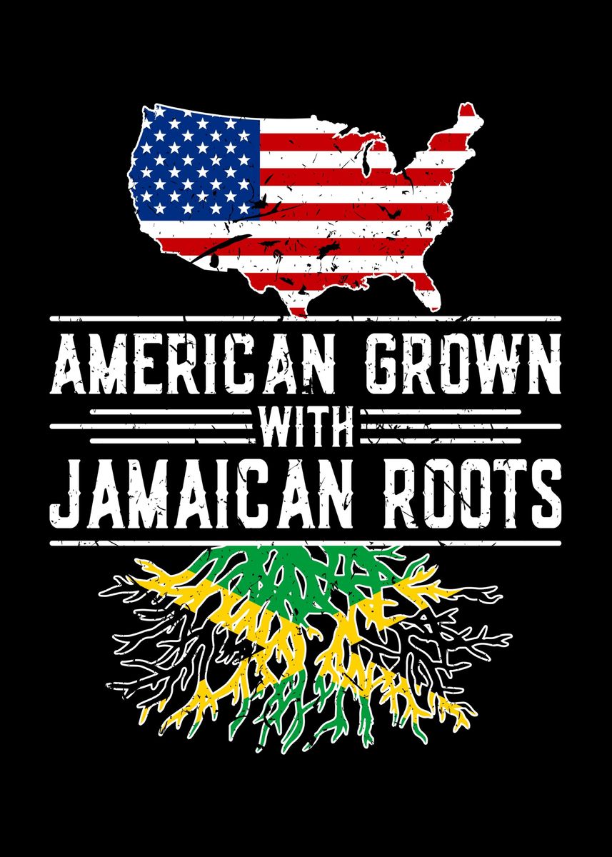 'Jamaican Roots Jamaica' Poster by HumbaHarry Geitner | Displate