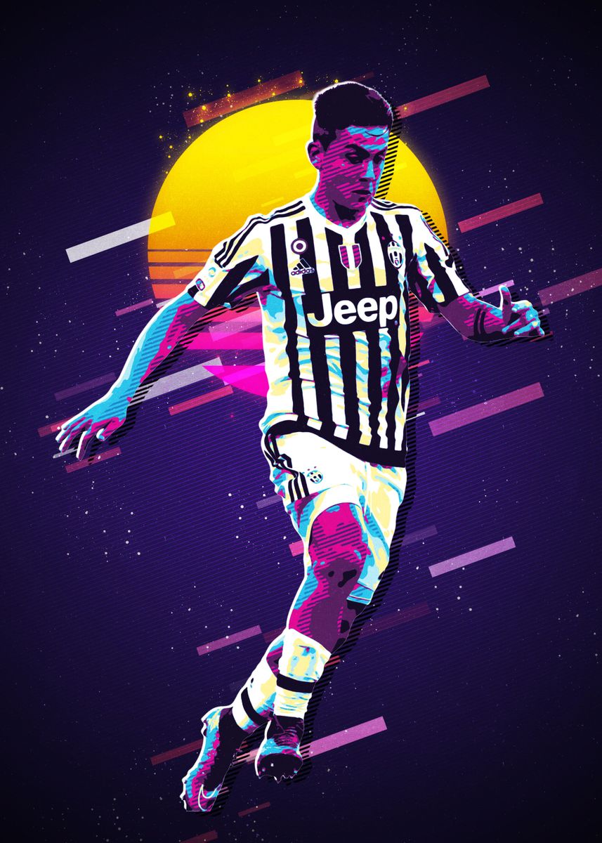 'Paulo Dybala Football ' Poster, picture, metal print, paint by Elysia ...
