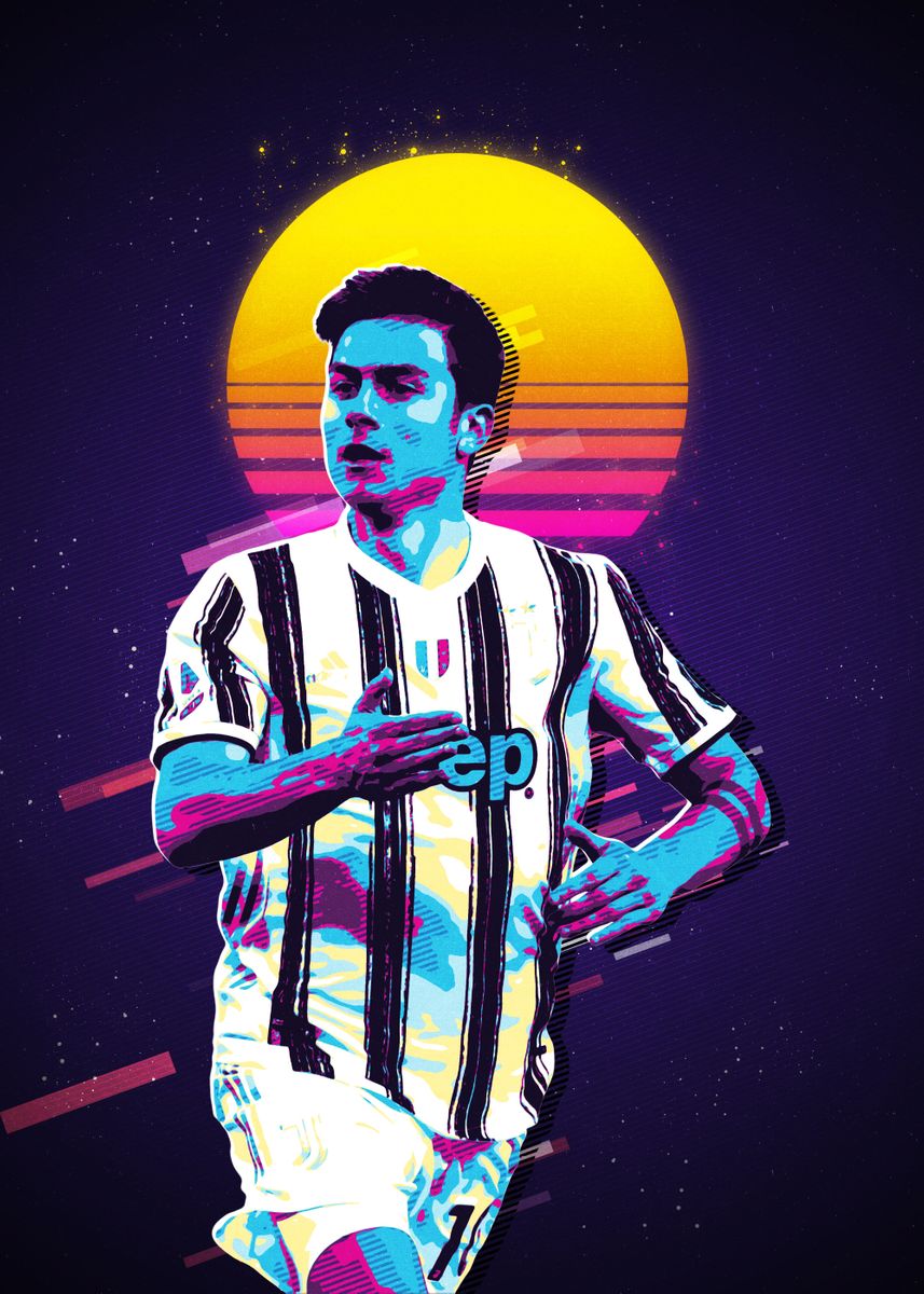 'Paulo Dybala Football ' Poster by Elysia | Displate