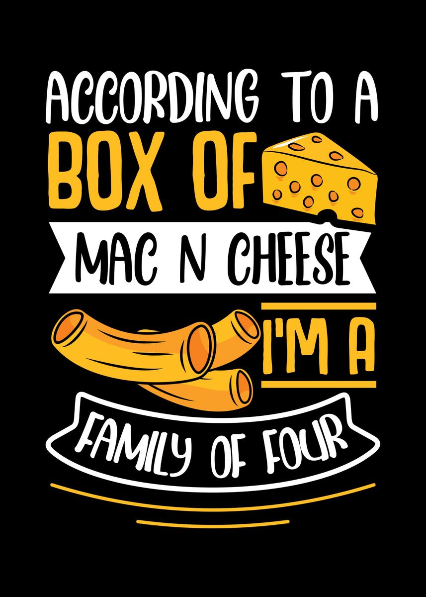 'Mac and Cheese' Poster, picture, metal print, paint by Sebastian ...