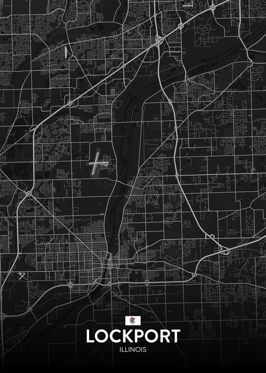 'Lockport IL' Poster by IMR Designs | Displate