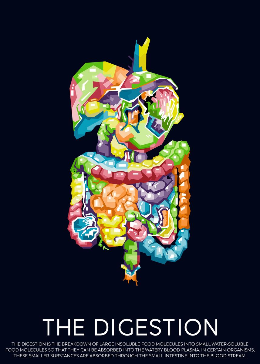 'The Digestion' Poster by MK STUDIO | Displate