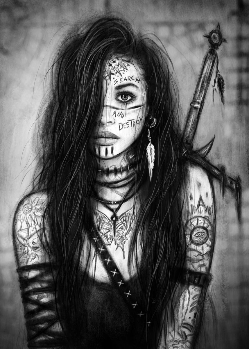 'Search and Destroy ' Poster, picture, metal print, paint by Justin ...