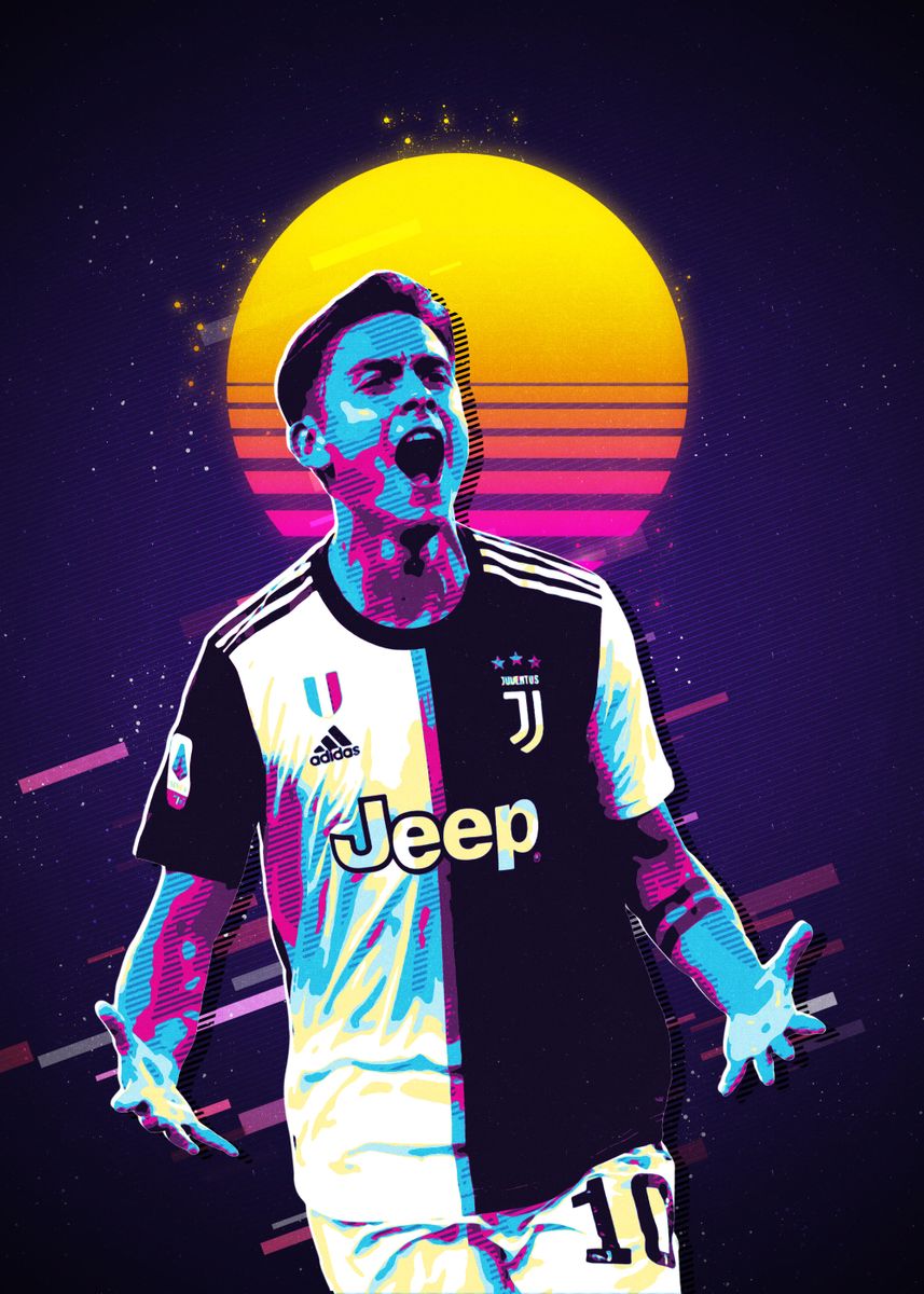 'Paulo Dybala Football ' Poster, picture, metal print, paint by Elysia ...