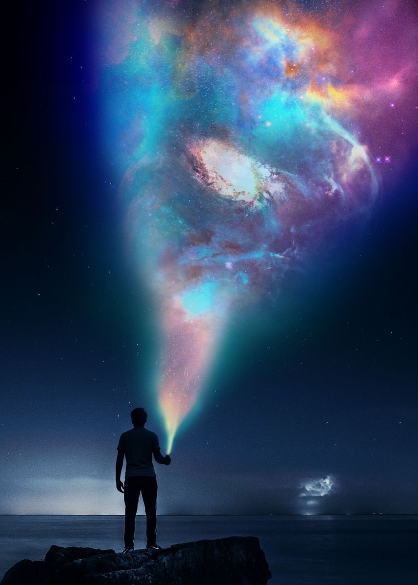 'Cosmic Colors' Poster, picture, metal print, paint by Motivation ...