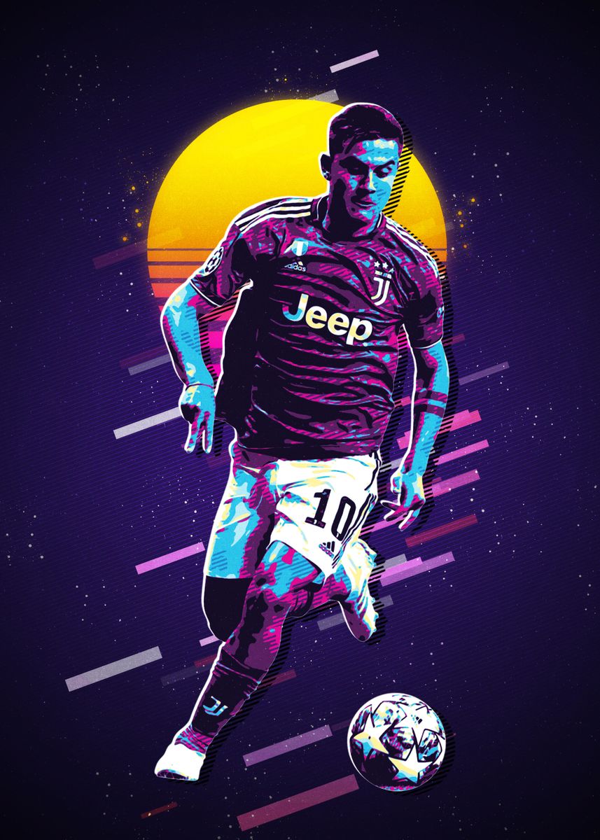 'Paulo Dybala Football ' Poster, picture, metal print, paint by Elysia ...