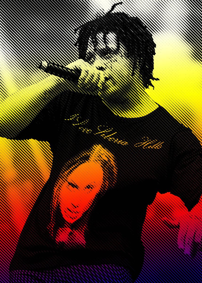 'trippie red' Poster, picture, metal print, paint by Exclusive Metal ...