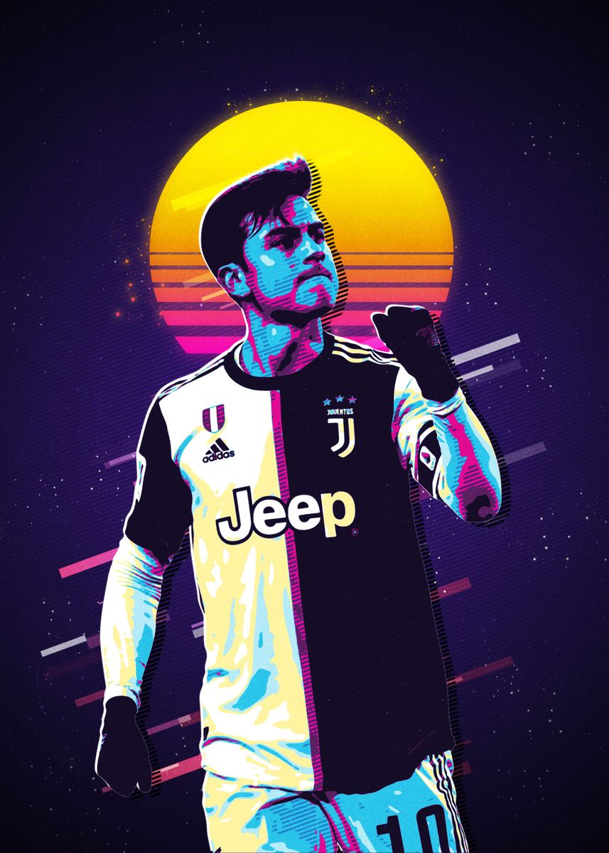 'Paulo Dybala Football ' Poster by Elysia | Displate