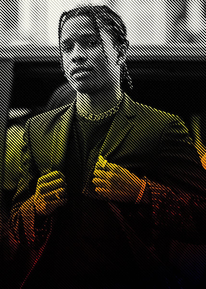 'asap rocky' Poster, picture, metal print, paint by Exclusive Metal ...