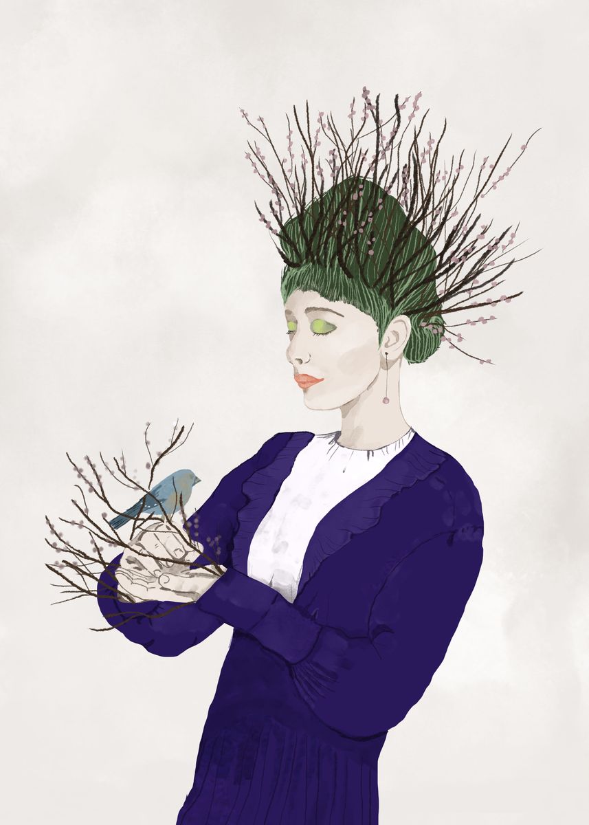 'The elegance of Nature' Poster, picture, metal print, paint by Elisa ...